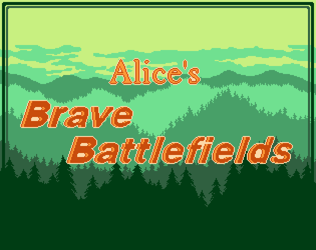 Alice's Brave Battlefields - 8-bit Battlebacks by Alice Gristle