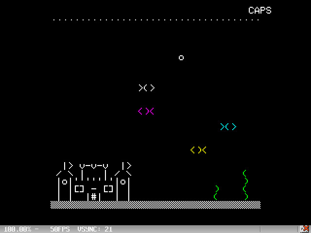 Ascii Tank (Oric Atmos) by RAX by BASIC 10Liner