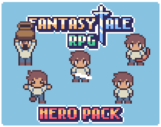 Fantasy Tale RPG - Hero Asset Pack by VericDev