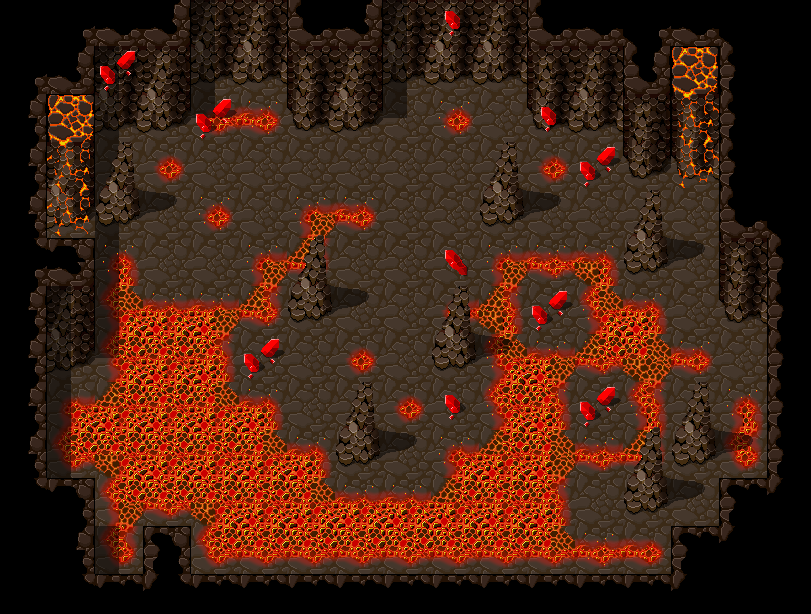 LAVA CAVERN Tileset DLC (RPG MAKER MV / MZ) - Release Announcements - itch.io