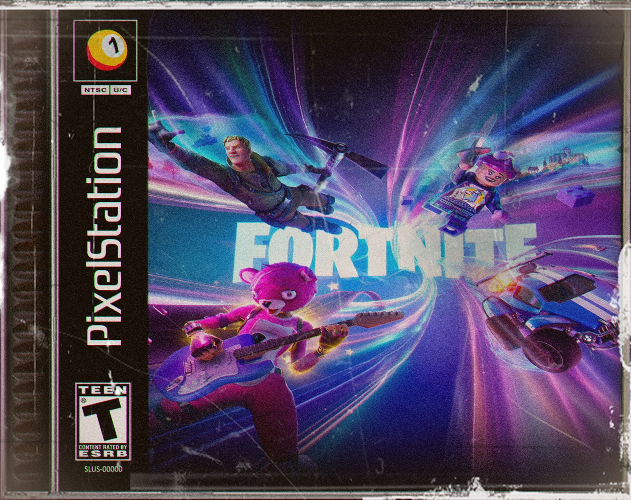 Fortnite - PS1 Demake by Pixel