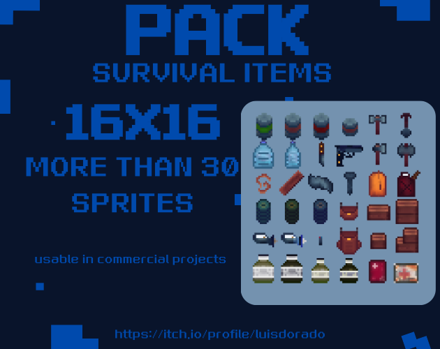 survival_16x16_pack(Items) by Dorado