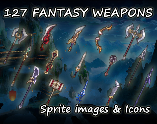 127 Fantasy Weapons by Raketenfaust