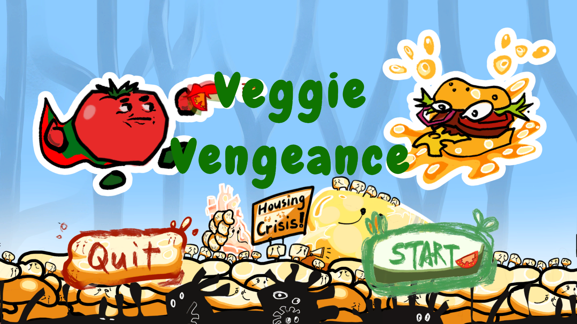 Veggie Vengeance 🍅 by PawanratSantiyanon