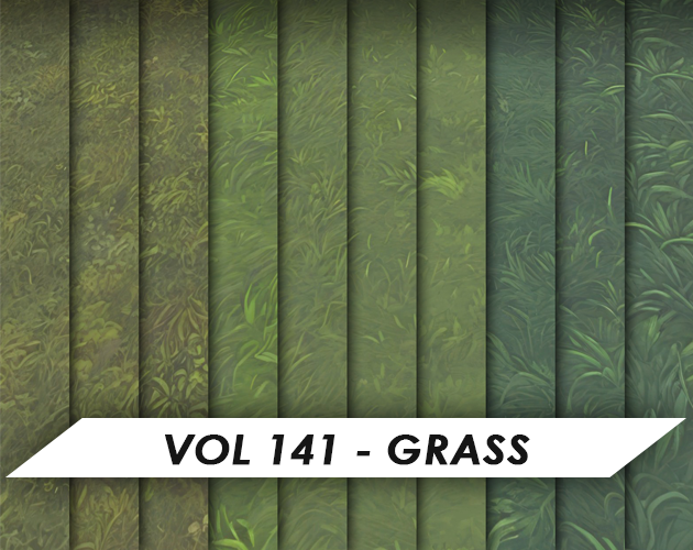 Stylized Textures – Vol 141 – Grass by oleekconder