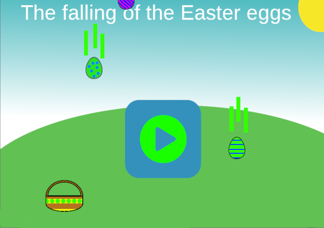 The Falling Of The Easter Eggs by RG Corporation