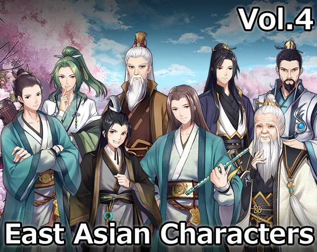 East Asian Characters Vol.4 by Raketenfaust
