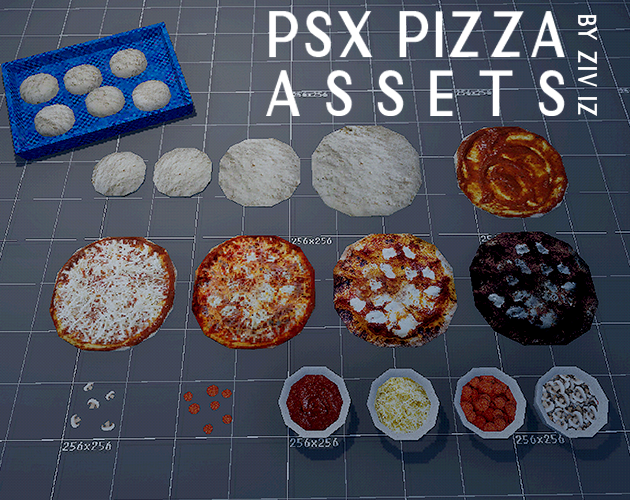 PSX Pizza Assets! by Ziv Izr