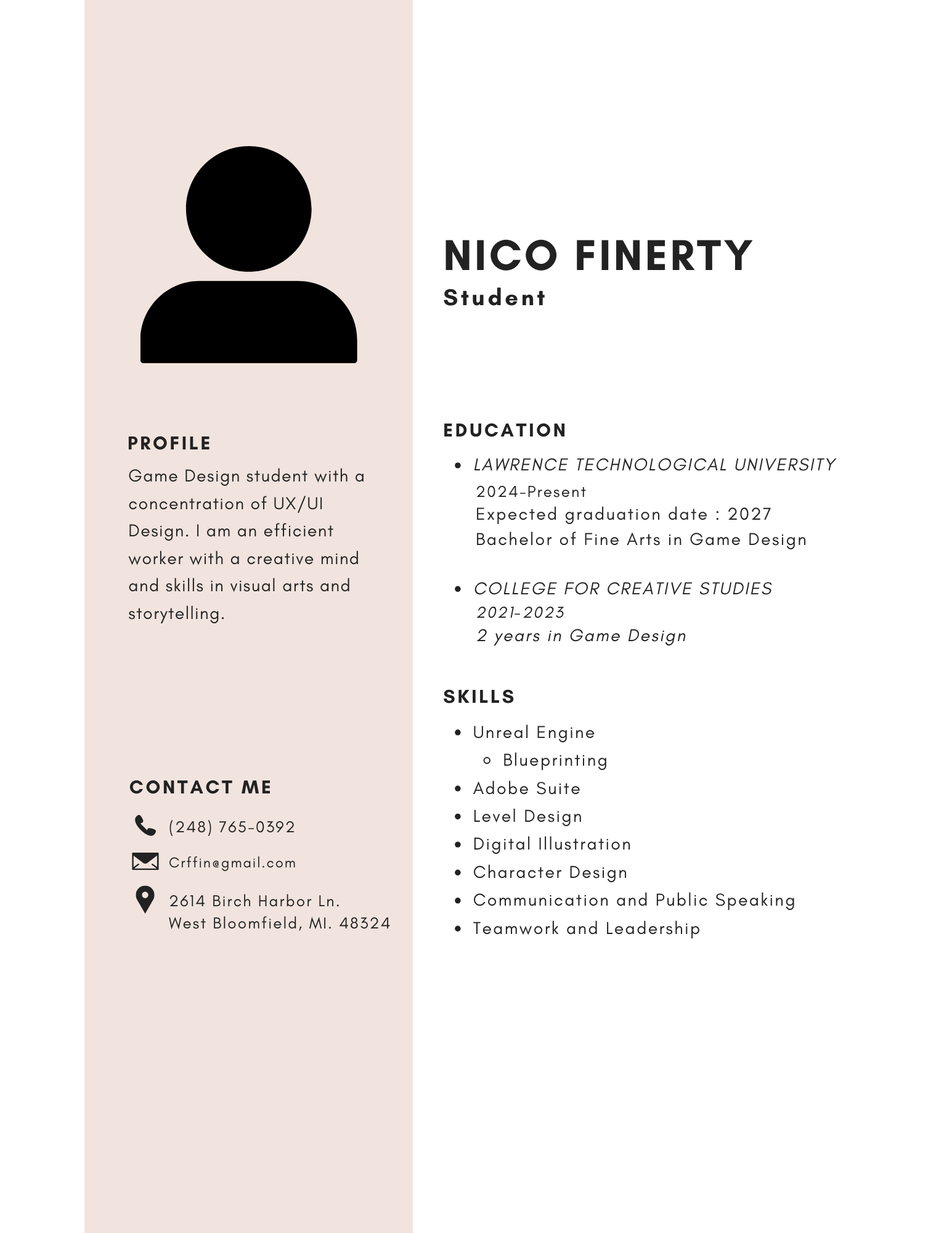 Resume/CV - itch.io