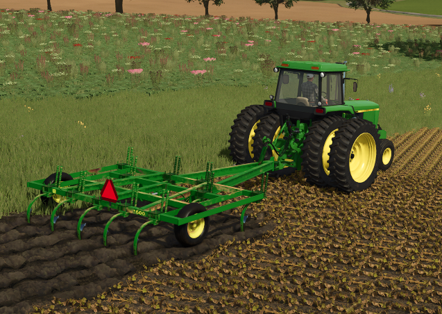 FS25 John Deere 1600 Rusty Chisel Plow by MFT Modding