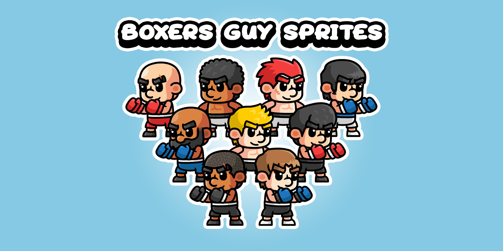 Boxers Guy Sprites Pack by Segel2D