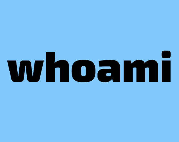 whoami by jaz