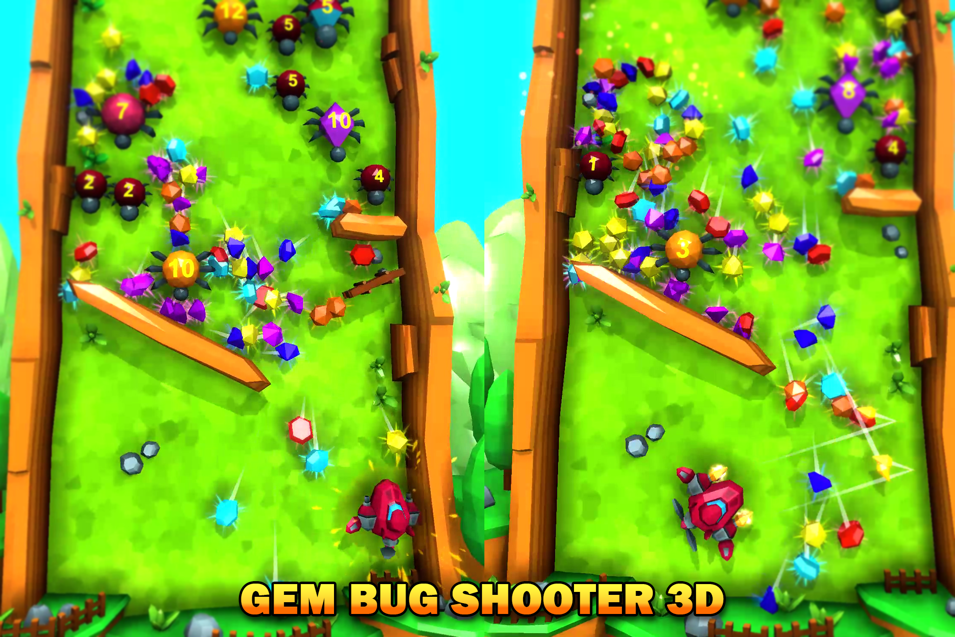 Gem Bug Shooter - Unity Template by Black Rose Developers