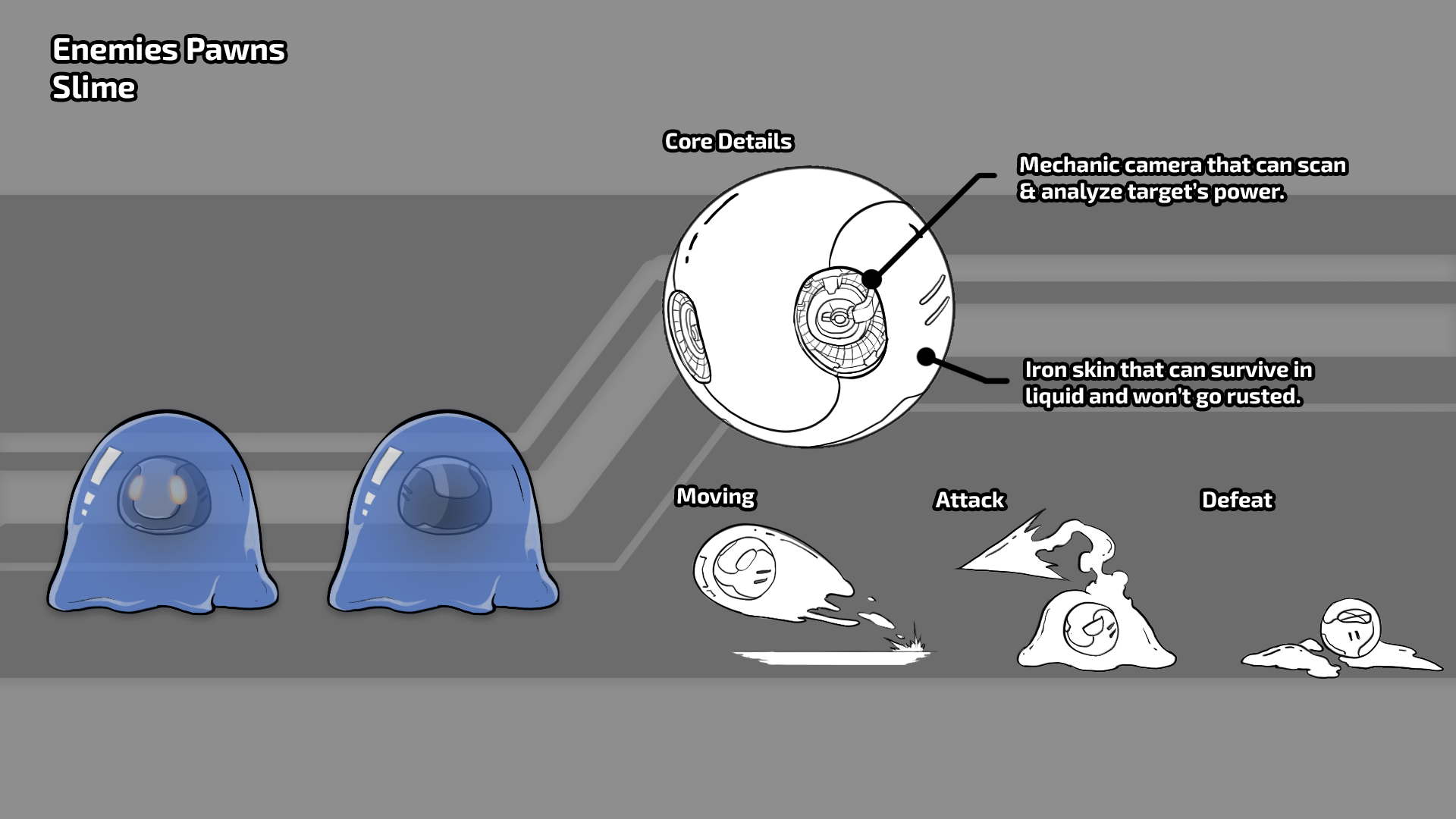 Joker's Tower - Concept Art enemies pawns 02 - itch.io