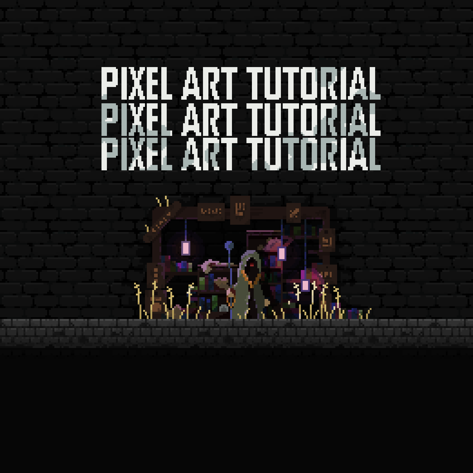 Pixel Art Tutorial - Designing Merchants! by Penusbmic