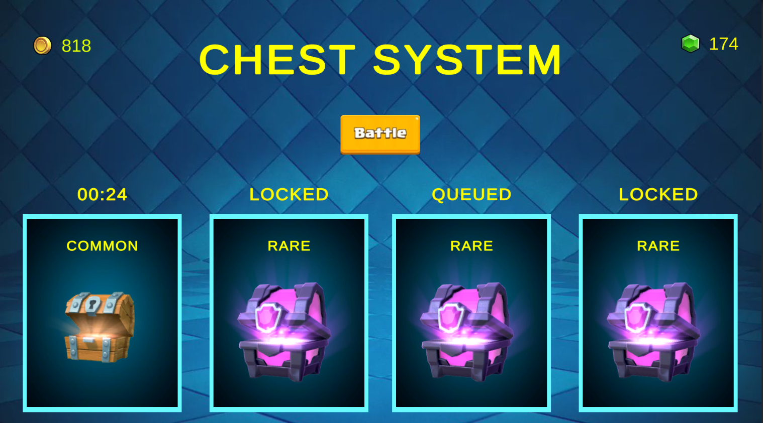 Clash Royale : Chest System by ABIR BHADRA