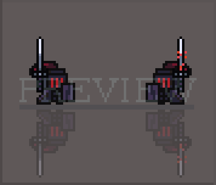 Shadowflame Knight | 2D Pixel Art Character by EpicForge