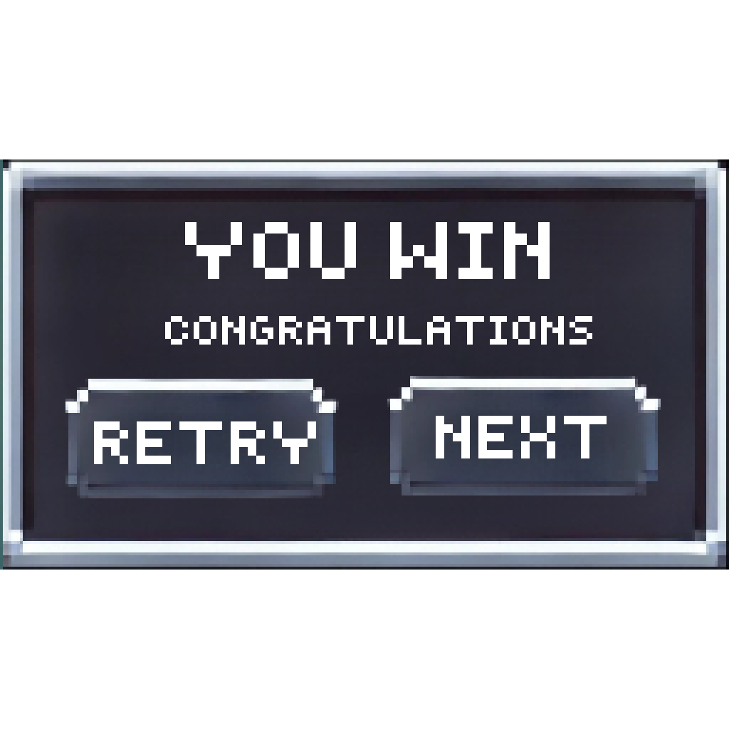 Retro style ui asset - retro-style simple 2d ui asset pack by shahriar167