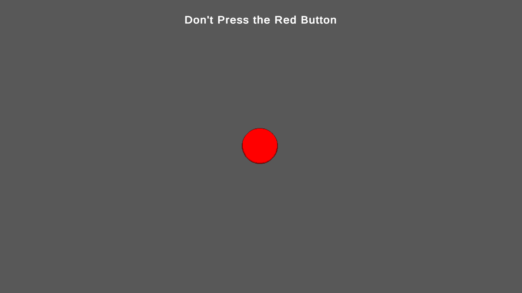 Don't Press the Red Button by Francessko