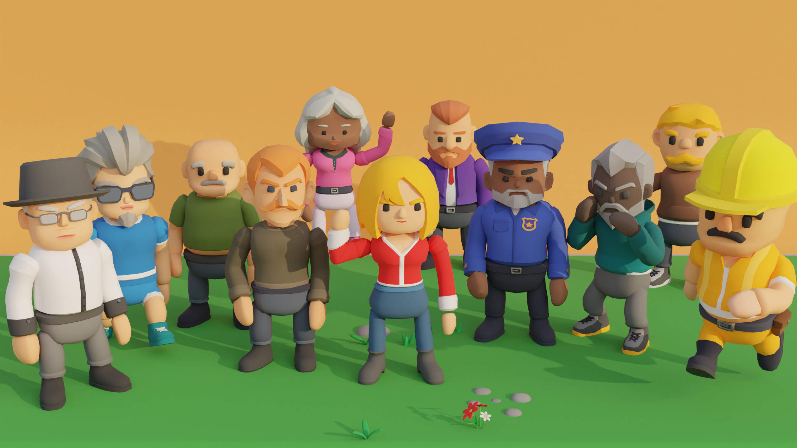 Cartoon City Massive Pack- Characters by RG Poly