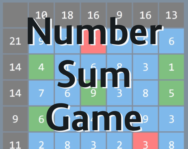 Number Sum Puzzle Game by ahmetkara