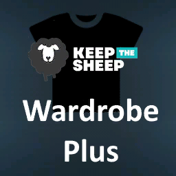 FS22 Wardrobe Plus Addon - #KeeptheSheep Merch by TJM (Blackswan-modding)
