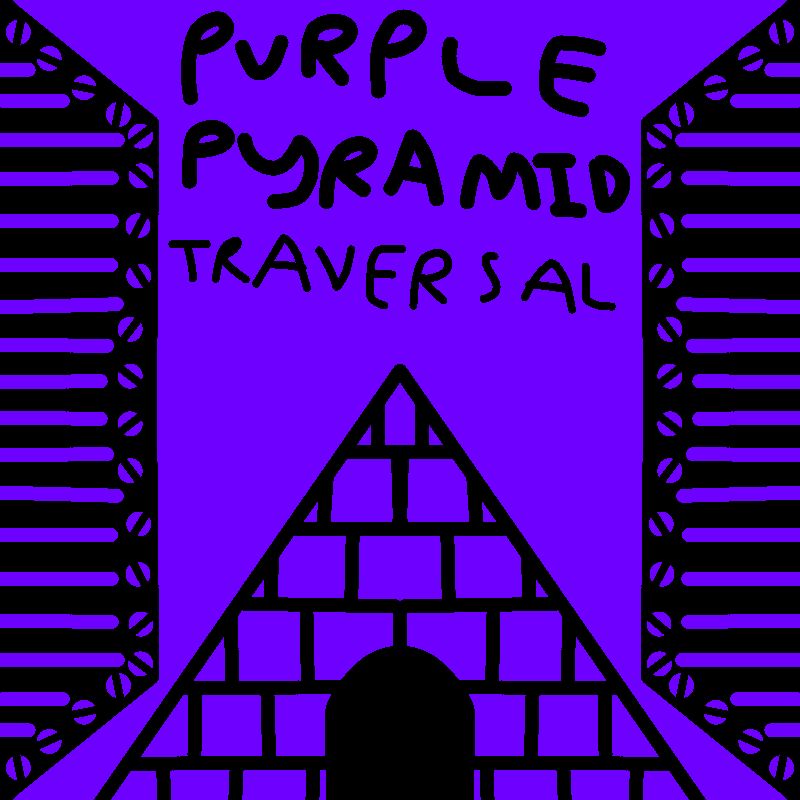 purple pyramid patrolling by Graphtet