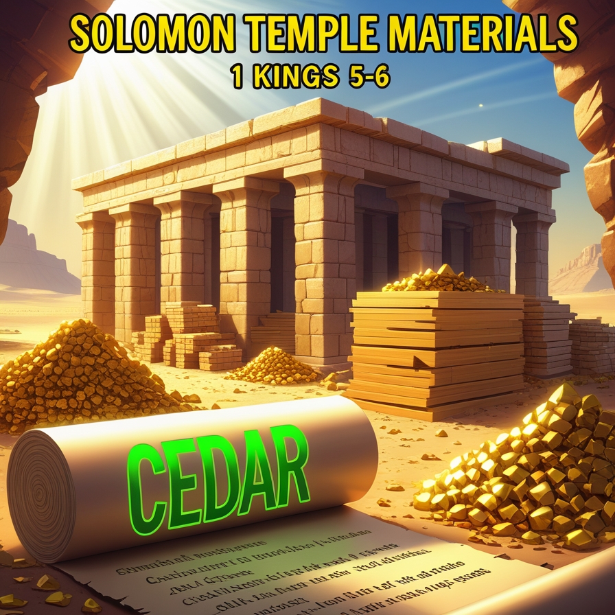 Solomon Temple Materials by christowiz