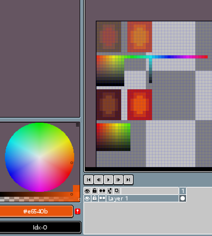 Pixel Art 100days - Day 7 and 9. Color Palette - itch.io
