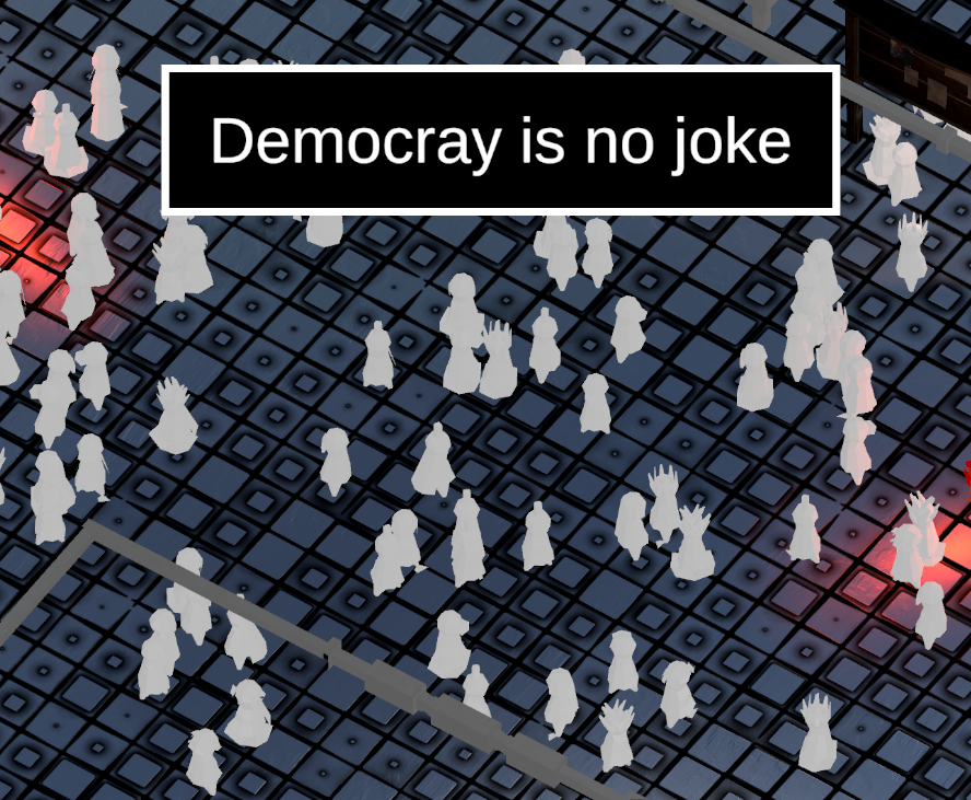 Democracy is no joke by Börschtl
