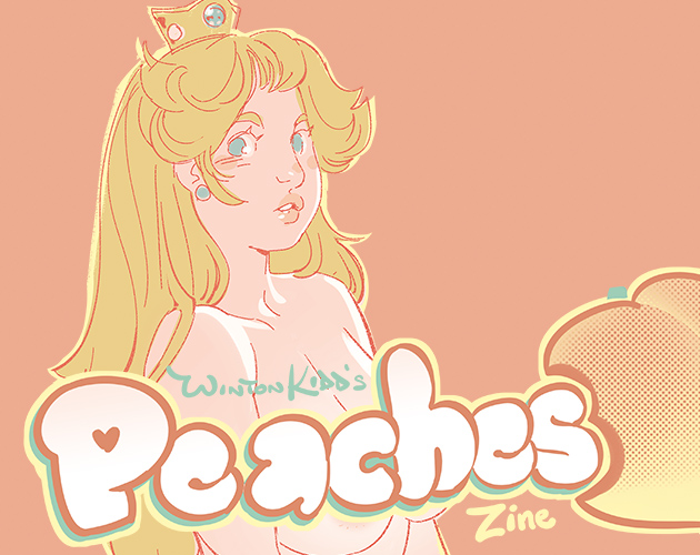 Peaches Art Zine by Winton Kidd