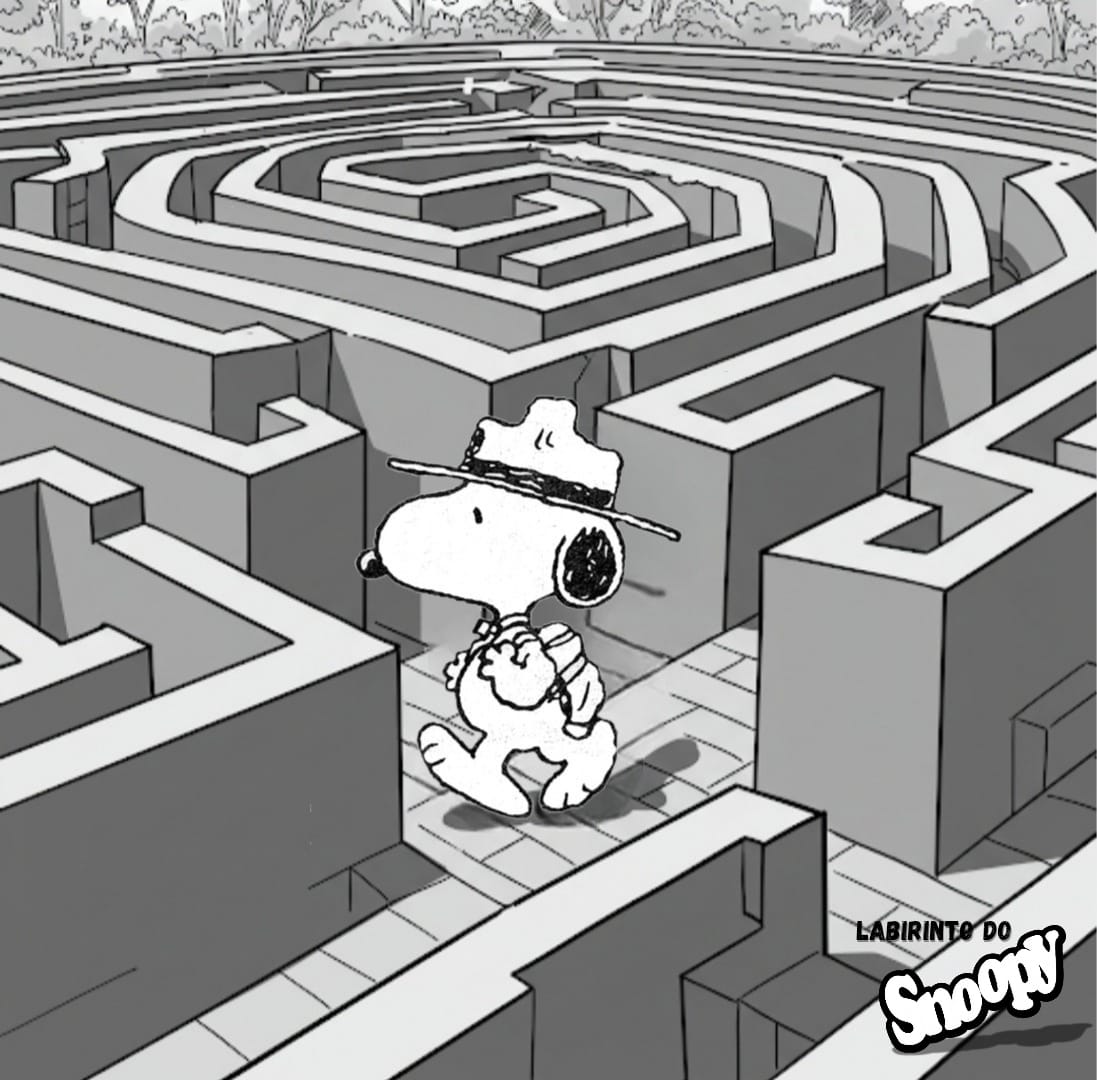 O labirinto do Snoopy by Icarooocaaa