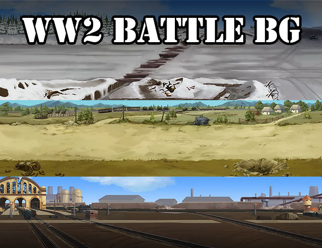WW2 Battle Backgrounds by Raketenfaust