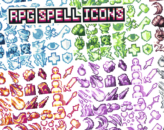 [16x16] RPG Spell Icons by DanieruArt