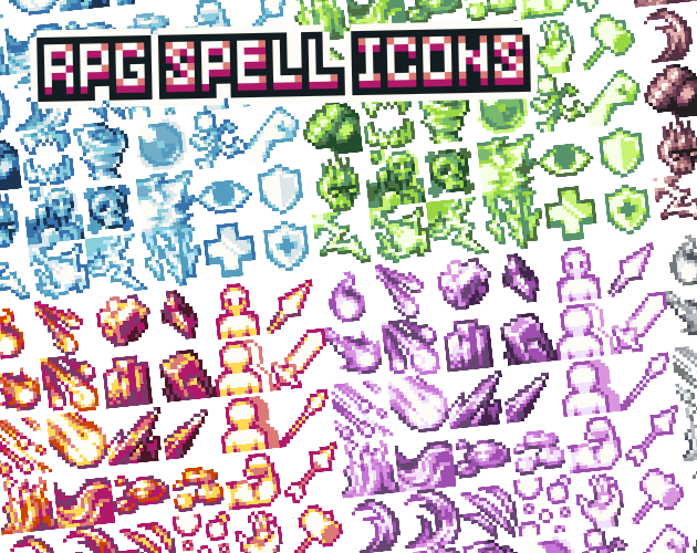 [16x16] RPG Spell Icons by DanieruArt