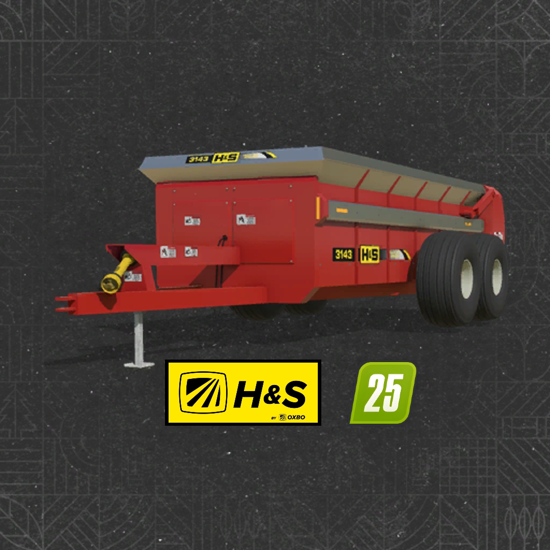 H&S 430 Bushel Manure Spreader - FS25 by wademitch Modding And Edits