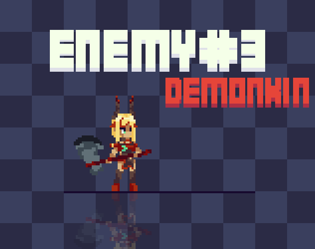 DuskBorne Enemy #3 [DemonKin] - Free 2D PixelArt Animated Character by ...