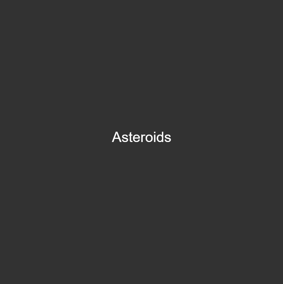 Asteroids by ResidentSkeleton