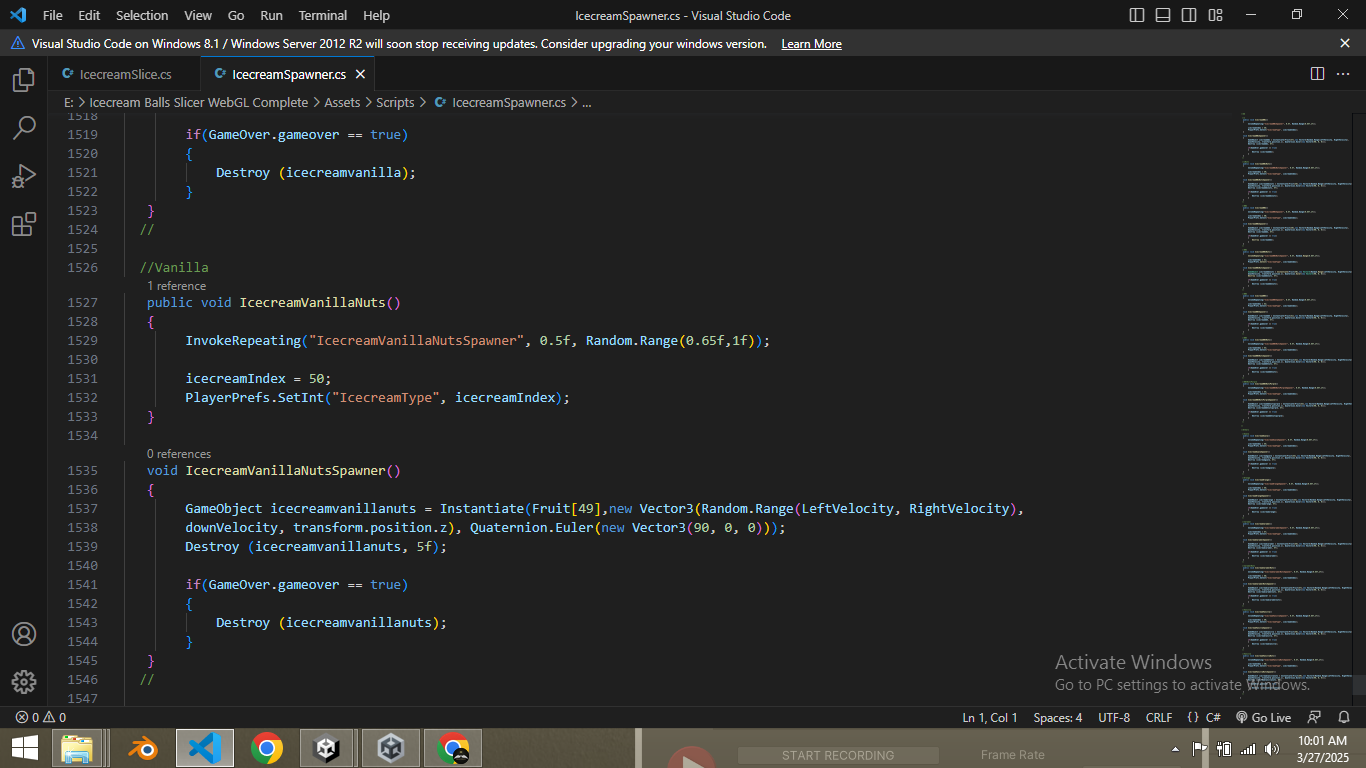 1547 Lines Of C# Code | New Games In Development | Aberiel Studio - itch.io