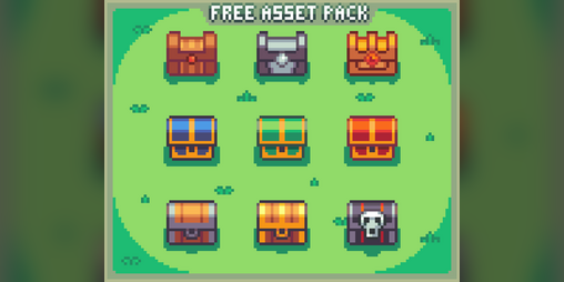 FREE RPG Pixel Art Chests w/Animation - Asset Pack by Serial