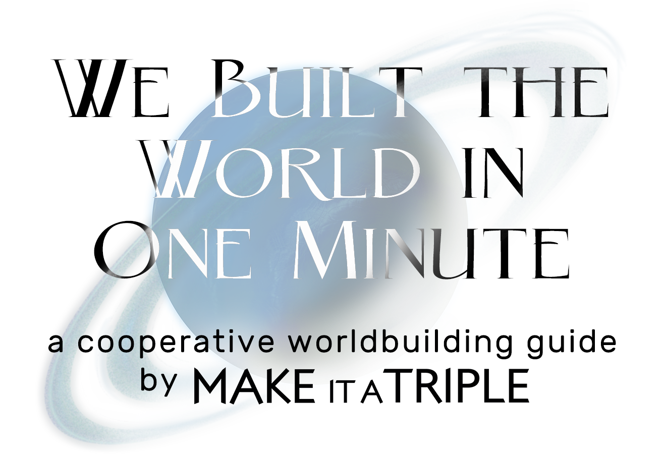 We Built the World in One Minute by Ranarh