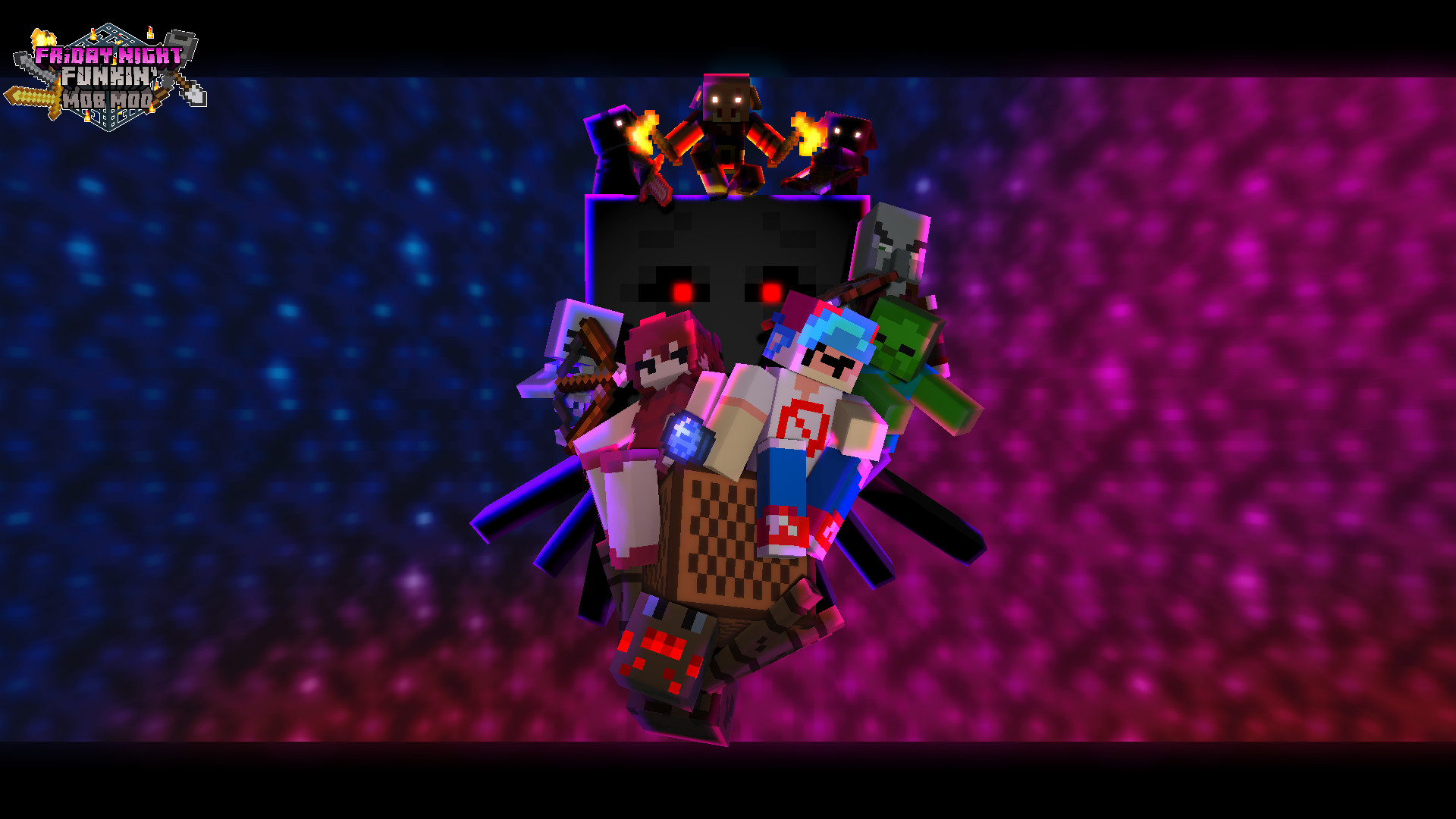 Friday night funkin' the MOBMOD (not mine) by TheFNFmasterkid