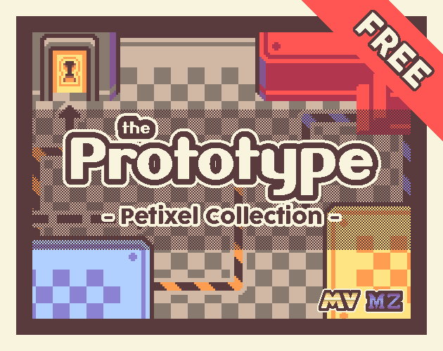 Petixel Prototype Asset Pack - Tileset and objects by Ardonie's asset shop