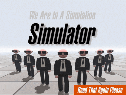 We Are In A Simulation Simulator by collinsey