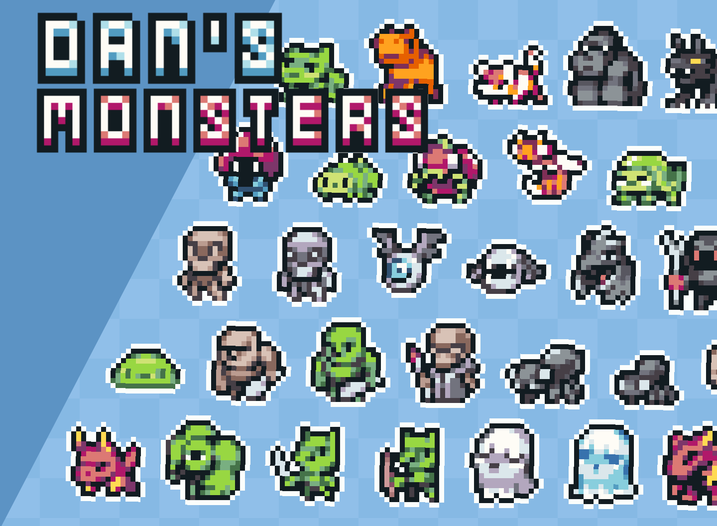 Dan's [16x16] RPG Fantasy Monsters by DanieruArt