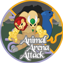 Animal Arena Attack by Val Kersting