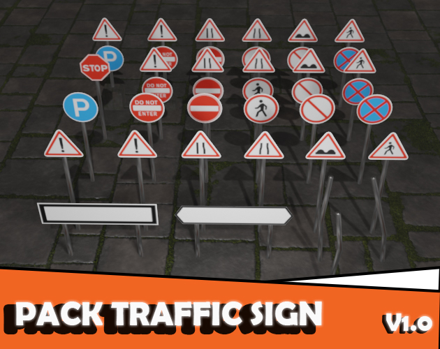 pack Traffic sign by Illimitygame
