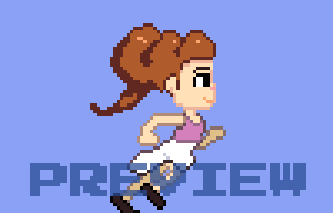 Adventurer Girl – Pixel Art Spritesheet by YPalmer
