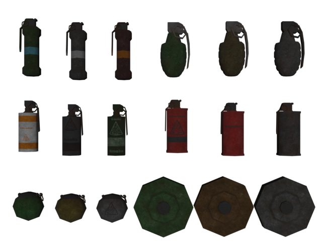 PSX Grenades pack by Amos