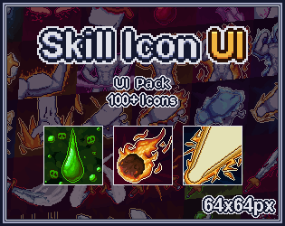 100+ Skill Icons - UI Pack by Vinerox